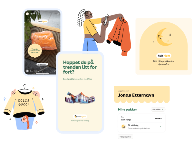 Helthjem – Identitetsløft som stopper scrollen - Simpleness